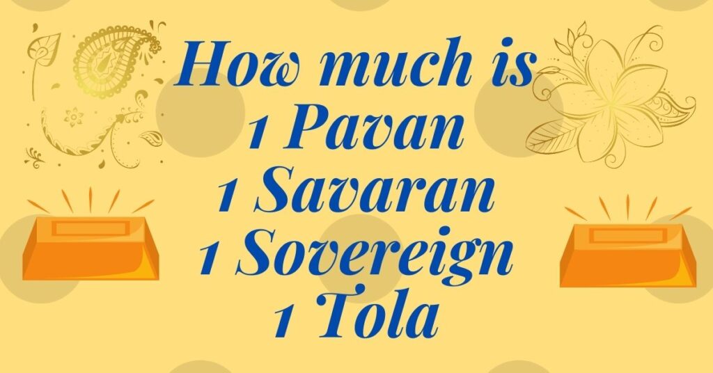 1 Savaran Gold Rate Today In Chennai Tamil Nadu 1 Pavan Gold Price