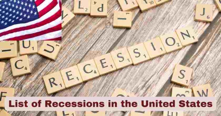 List of Recessions in the United States | Last Recession Stats & Facts ...